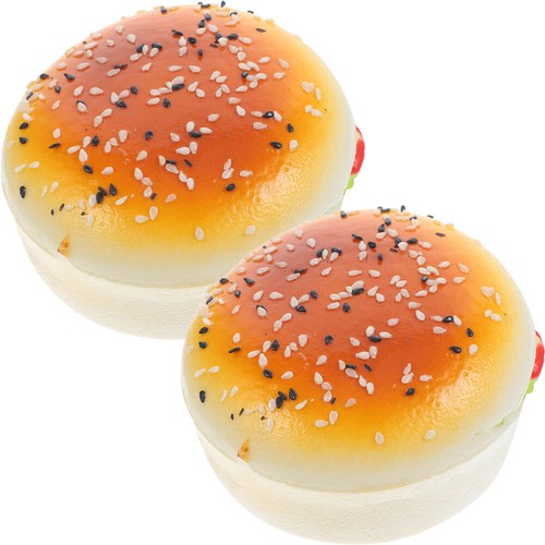 2pcs PU Realistic Decorative Display Simulation Fake Food Model ...