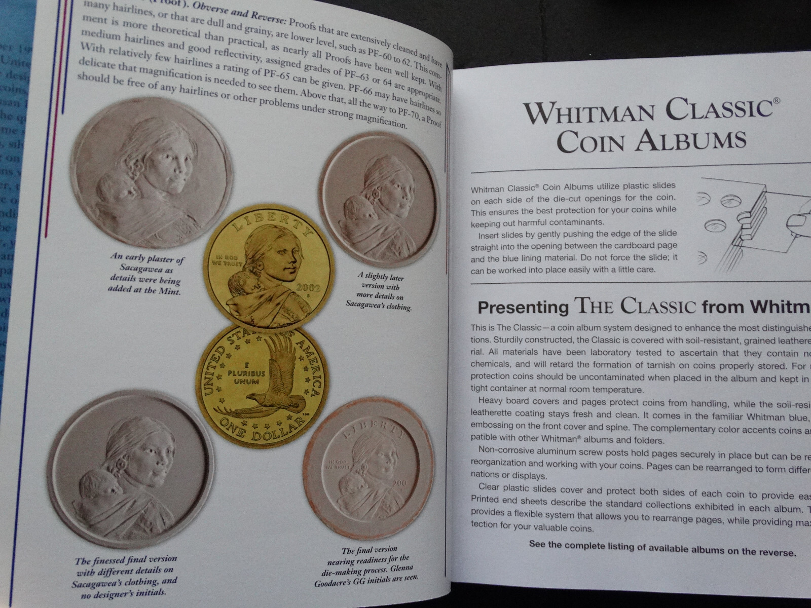 Whitman Sacagawea Small Dollar P,D & SF 2000-2008 Coin Album Book #2234 ...