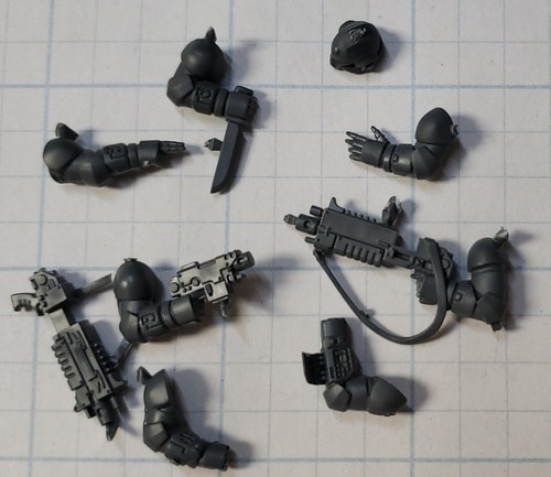 Warhammer 40k Space Marine Bits Primaris Intercessor Command Arms Set ...