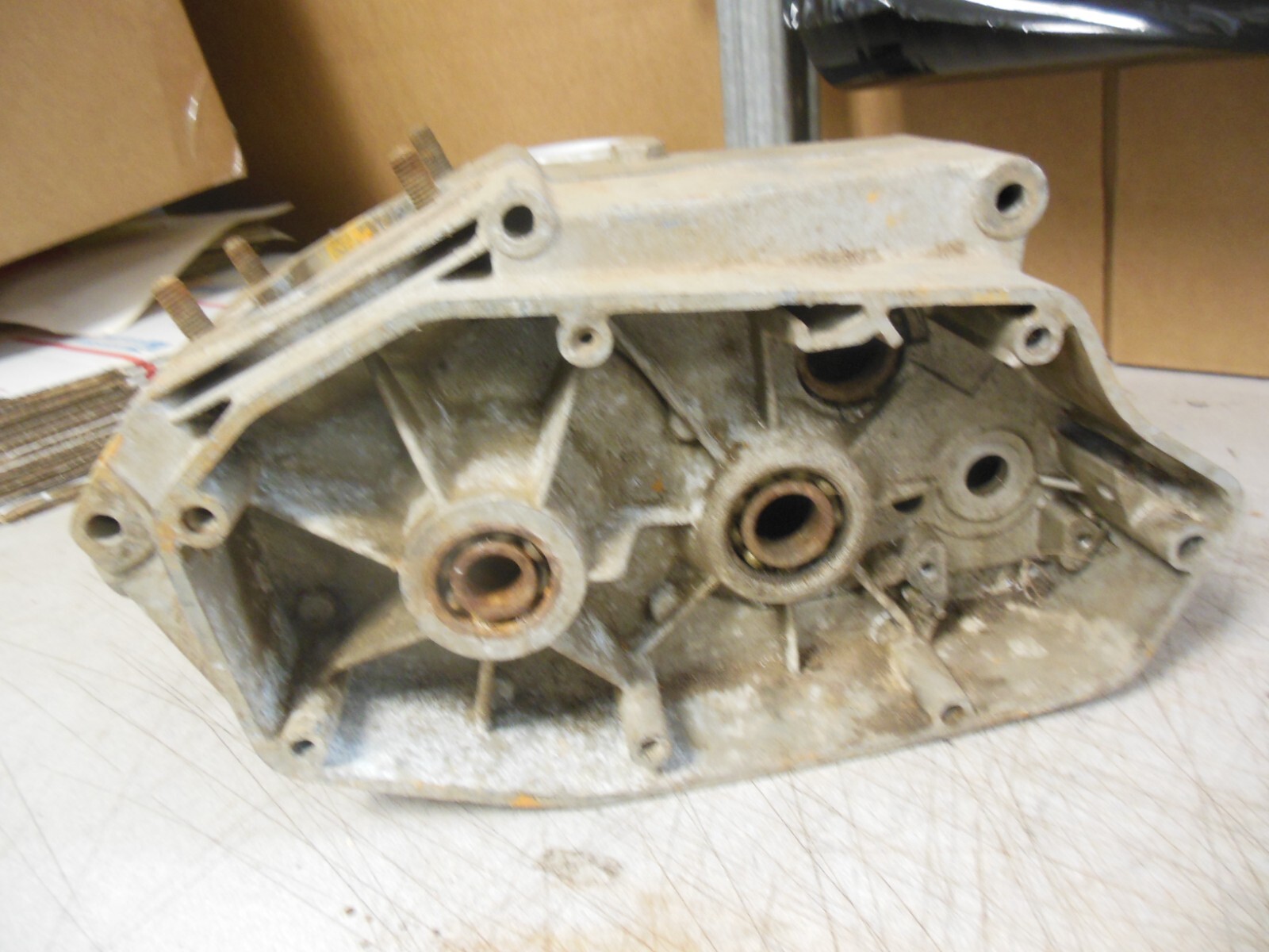 69-72 DKW Hercules Sachs 125 Sub Frame Skid Plate Clutch Swingarm Etc ...