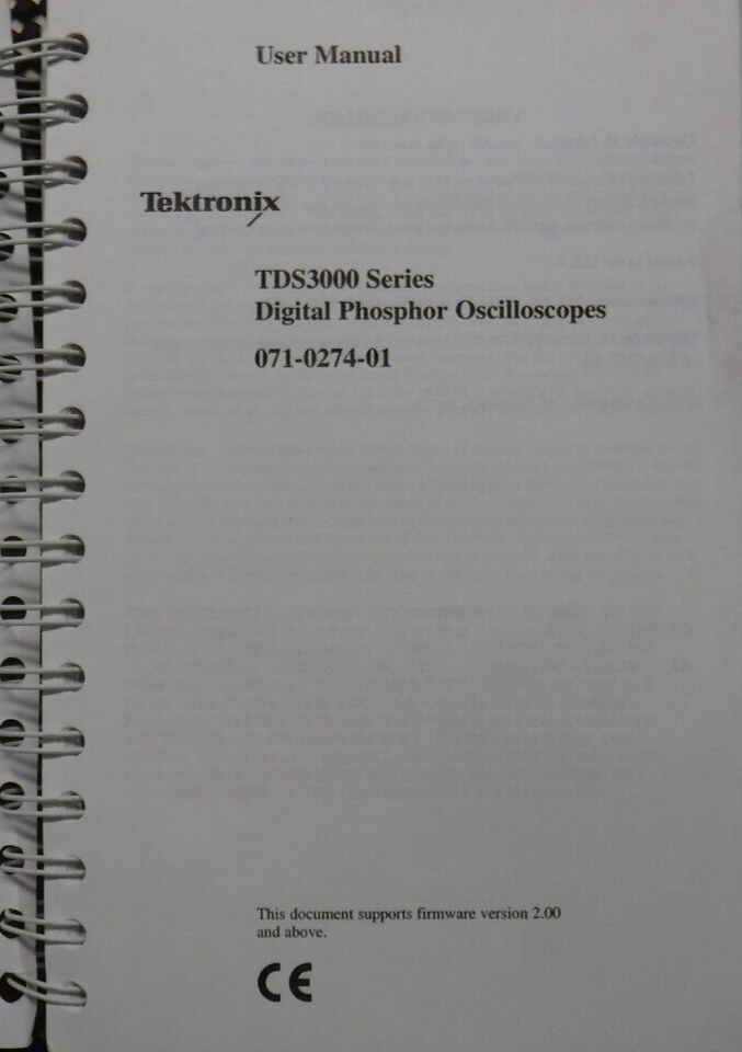 Tektronix - TDS3000 Series Digital Phosphor Oscilloscopes | eBay