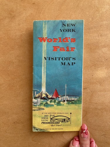 1964 New York Worlds Fair Visitors Map Brochure Walt Disney | eBay
