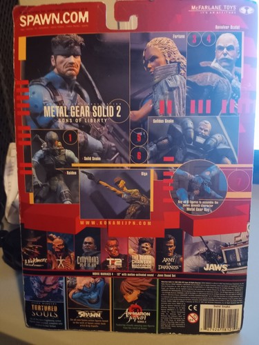 Metal Gear Solid 2 Sons of Liberty Solid Snake Action Figure McFarlane ...