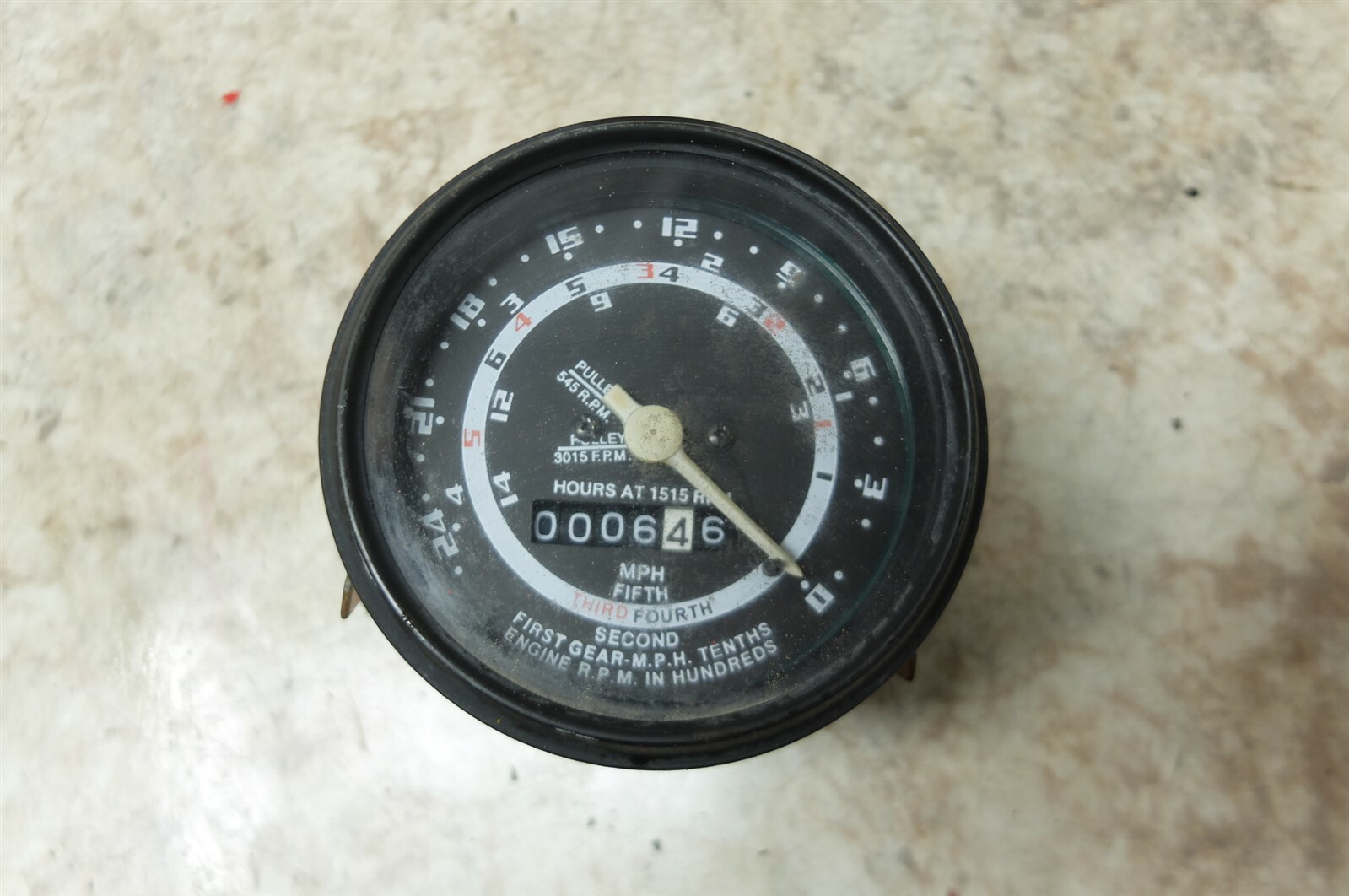 Ford Jubilee Tractor speedometer tachometer proofmeter gauge meter | eBay