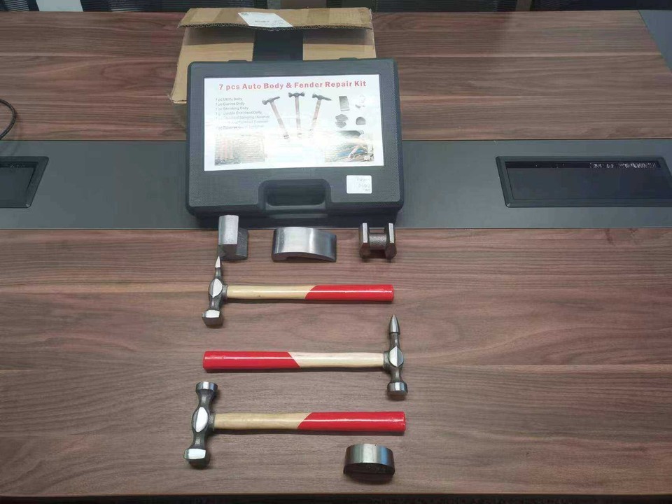 7pcs Set Car Dent Auto Body Panel Repair Tool Kit Handles Beating ...