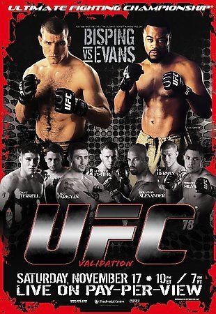 UFC 78 - Validation (DVD, 2008) 687797911797| eBay