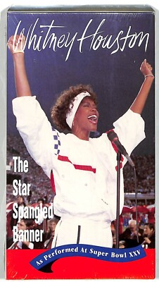 Whitney Houston The Star Spangled Banner VHS Sung at Super Bowl XXV NEW ...