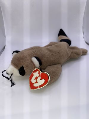 RARE Ringo the Raccoon Beanie Baby 3rd Gen Hang Tag (Beanie #36) 1995 ...