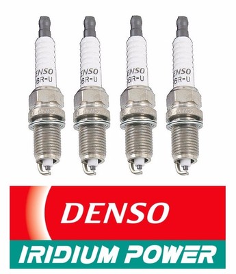 4 X DENSO U-Groove Regular Resistor Power Performance Spark Plugs K16RU ...