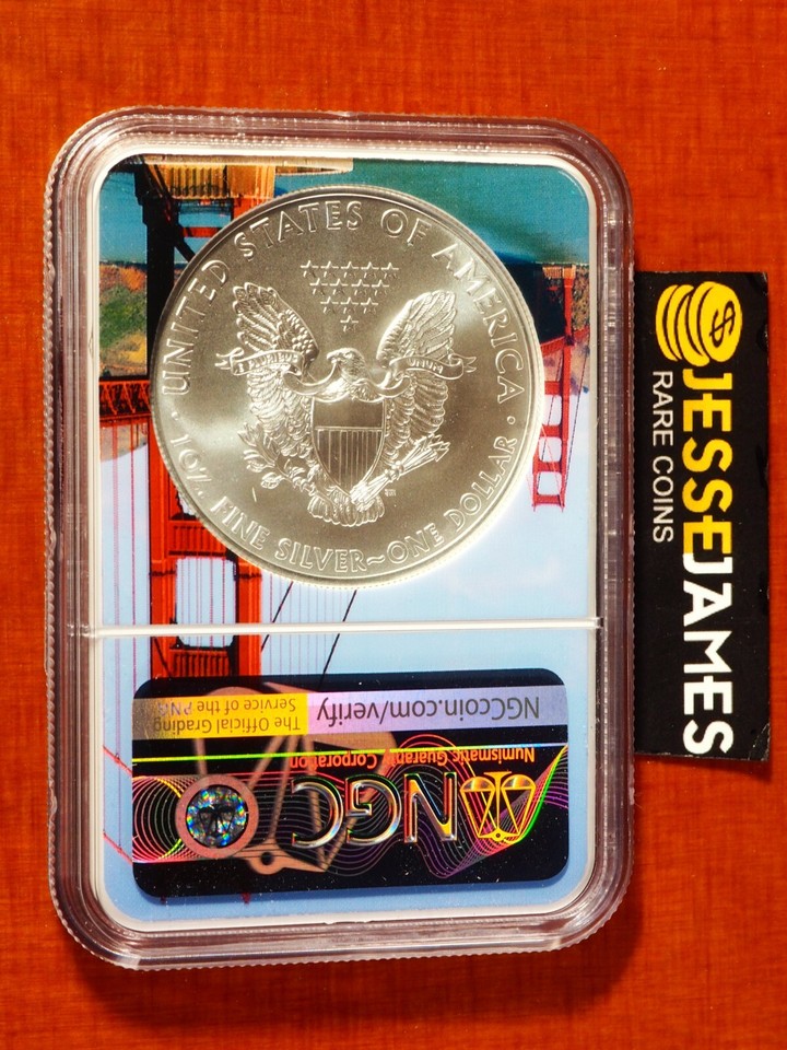 2012 (2011) (S) SILVER EAGLE NGC MS69 EARLY PRODUCTION STRUCK AT SAN ...