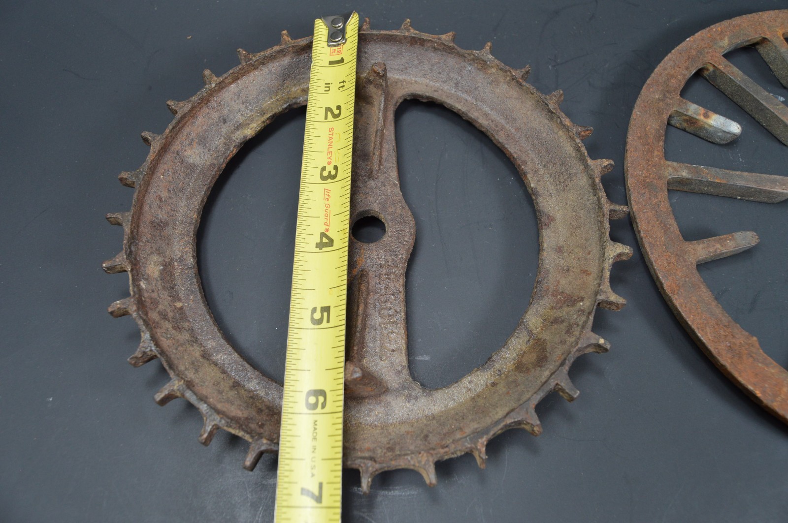 2 Cast Iron Rings,Old Stove Burner,Lamp Base?, Unsure What These Go To ...