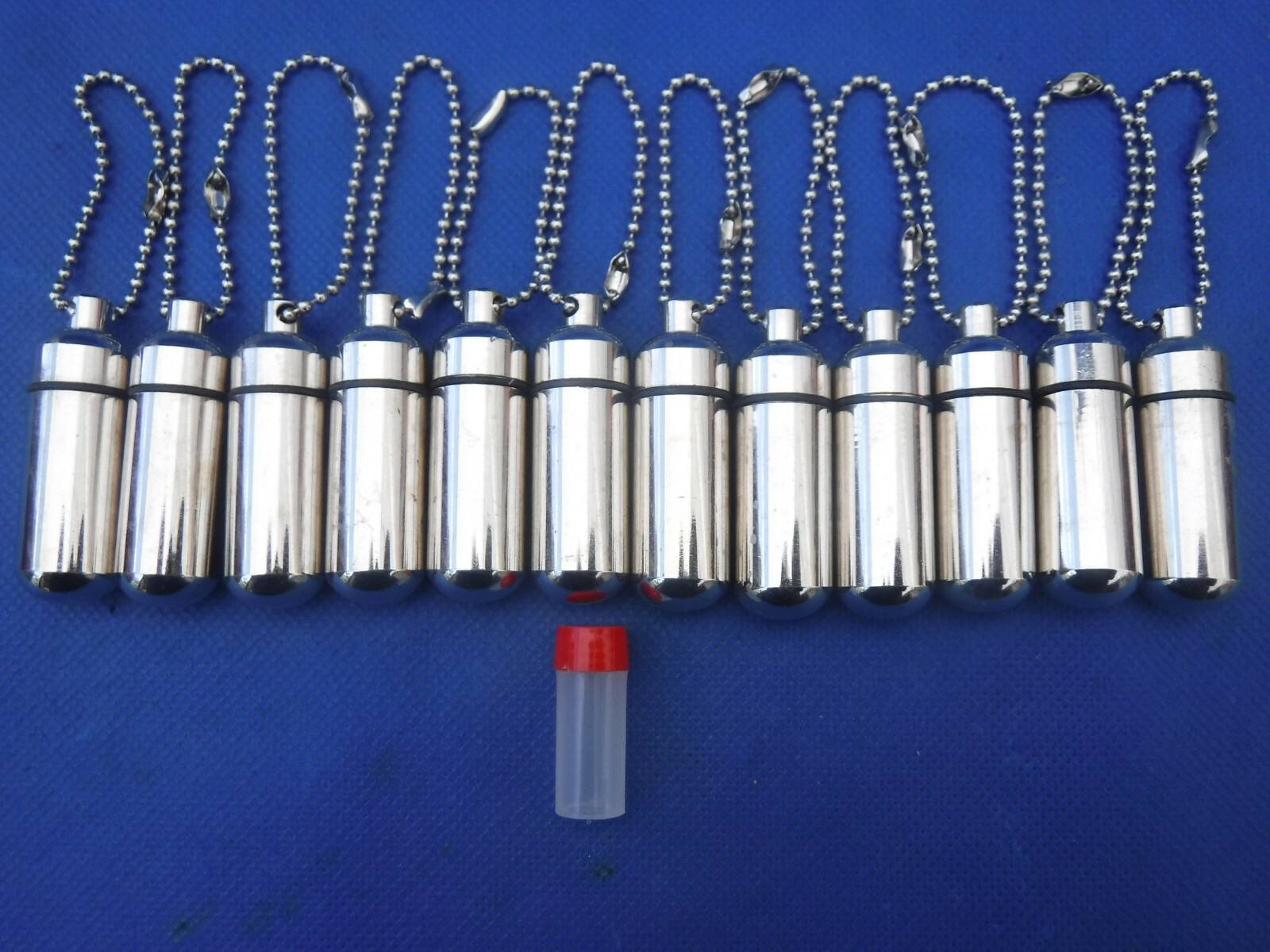 48 Micro Cache Containers Geocache Geocaching FREE LOG! Bison Tubes ...