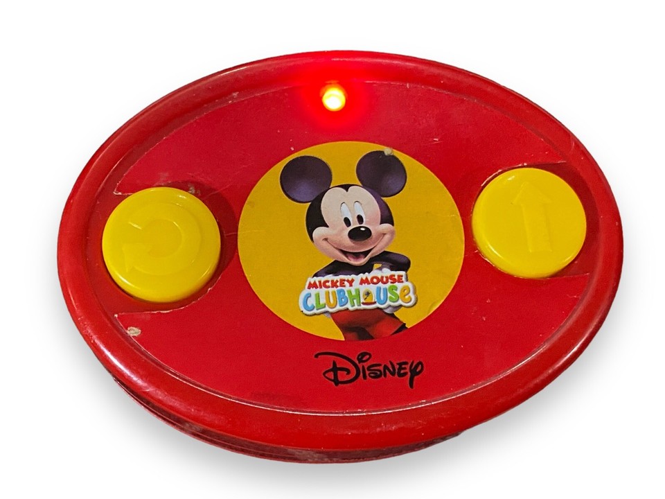 Disney Mickey Mouse Clubhouse Red Roadster RC Racer Radio Control Car ...