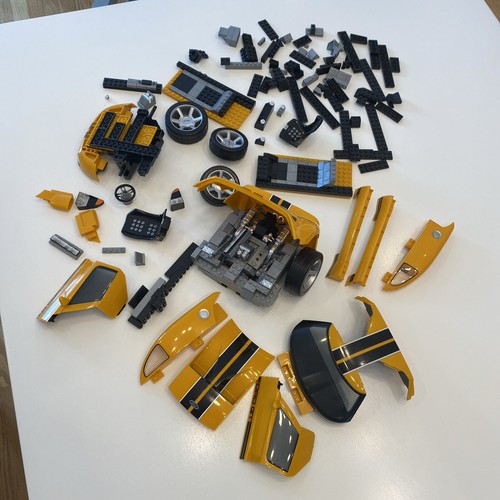 Mattel Mega Bloks Probuilder Showcase Series Yellow Ford GT Set #9710 ...