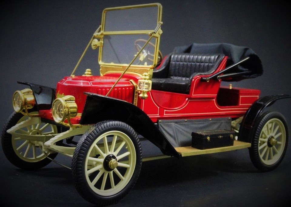 Tin Lizzy 1910 Ford Classic Vintage Toy TIN Metal Body Custom Model Car ...
