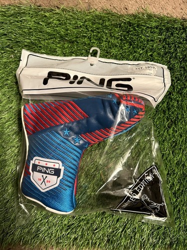 PING MENS LIMITED EDITION RED WHITE BLUE STRIPES PUTTER COVER NEW | eBay