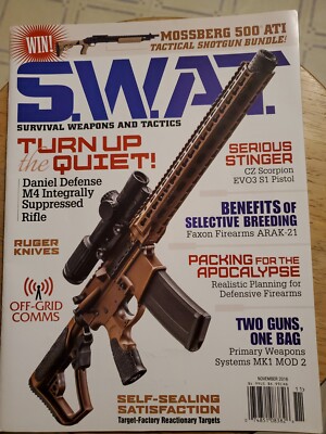 SWAT Magazine November 2016 Daniel Defense M4 Integrally Suppressed ...