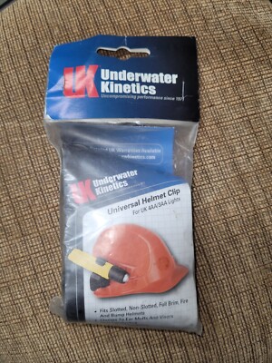 Underwater Kinetics UK4AA Universal Helmet Clip light lamp mount holder ...
