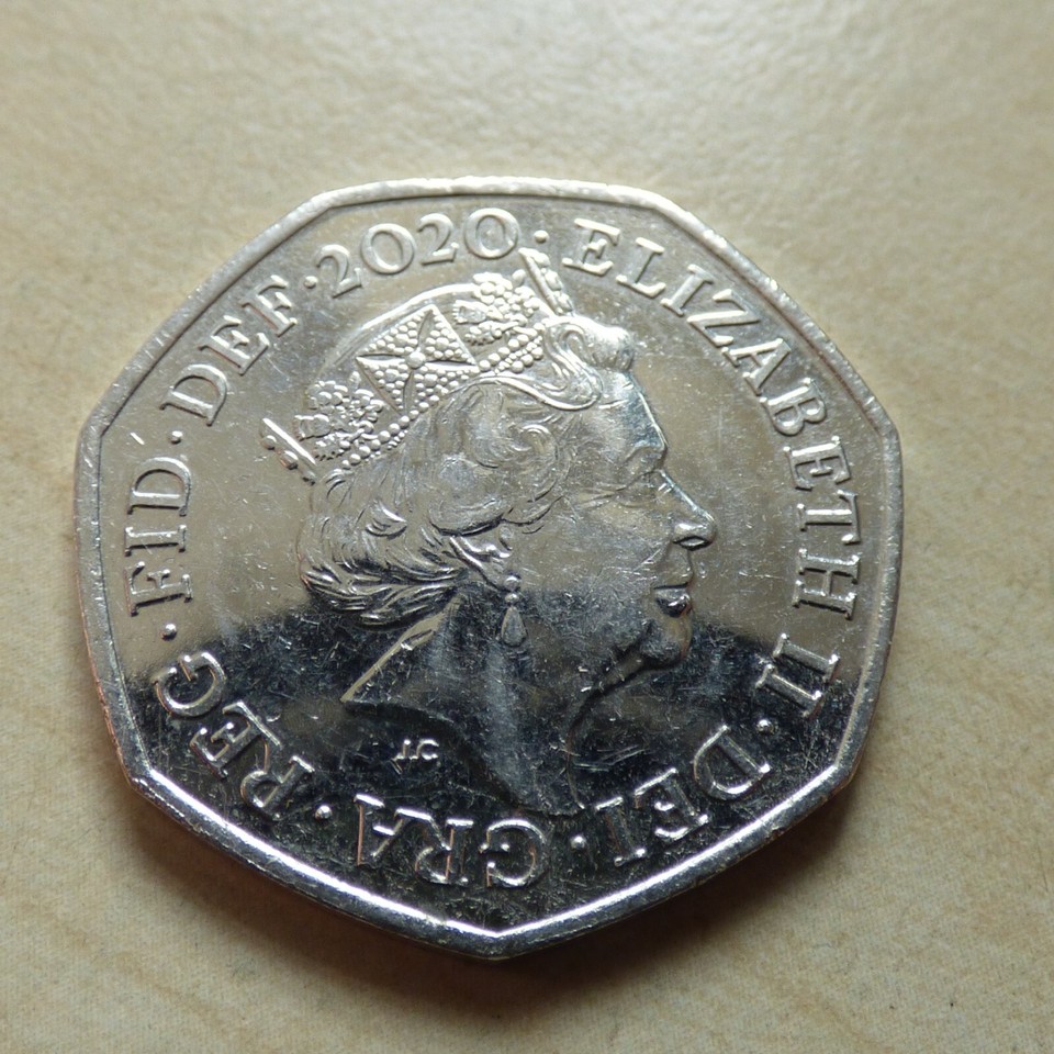 50 Pence Coin Elizabeth II Fifty Pence 50p Great British Coin Hunt ...