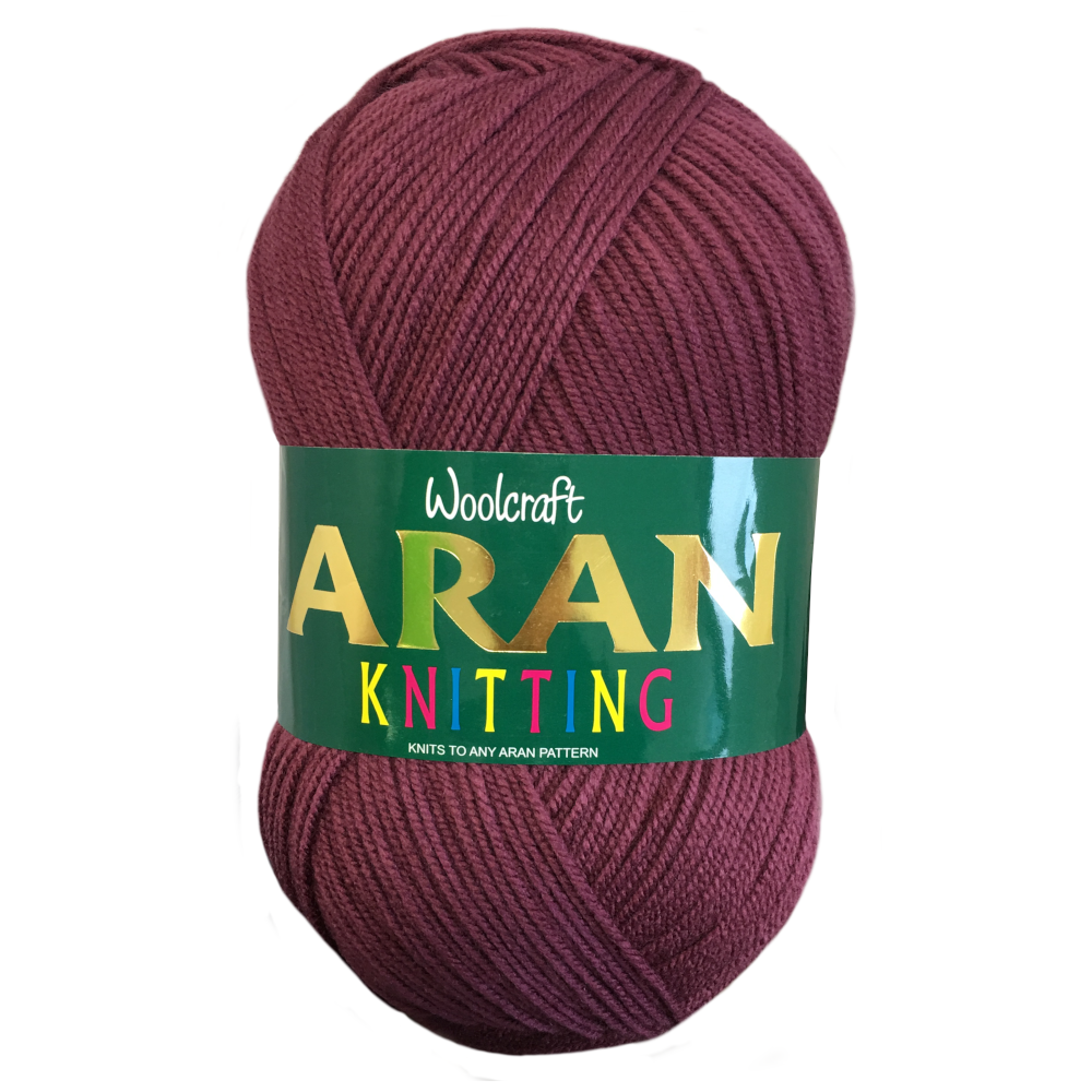 Acrylic Aran Wool Woolcraft Aran 400g Knitting Yarn Crochet 20 Colours ...