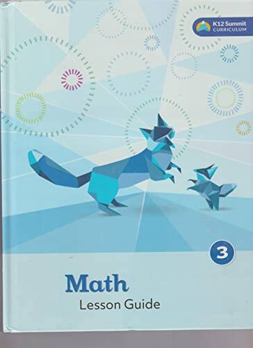 K12 Summit Math Lesson Guide 3 - Hardcover By K12 INC - GOOD | eBay