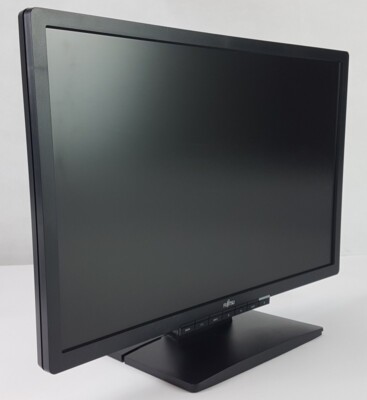 22" Fujitsu S26361-K1377-V160 LED LCD TFT Monitor Bildschirm schwarz ...
