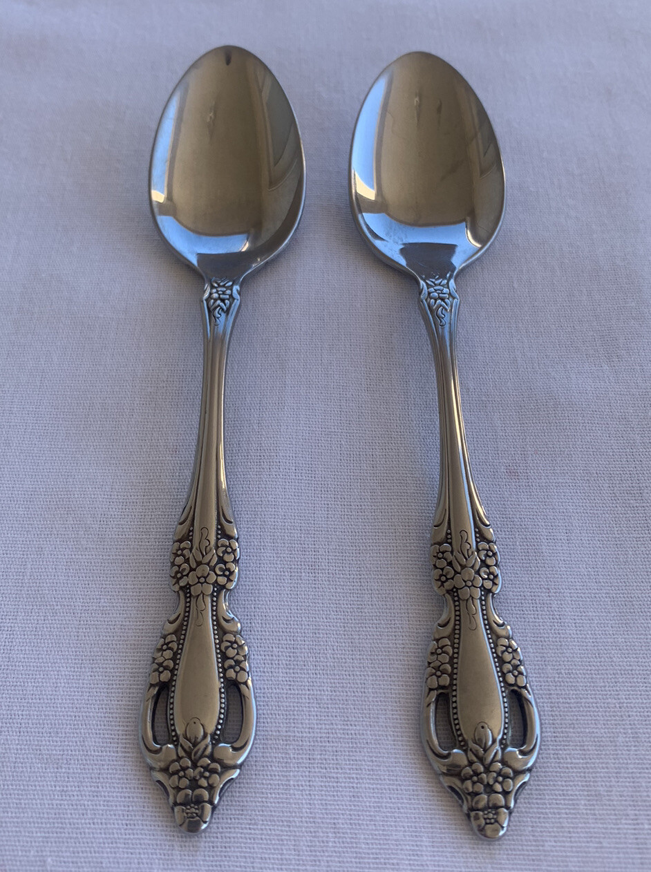 2 RAPHAEL Distinction Deluxe Stainless by Oneida HH teaspoon 6" | eBay