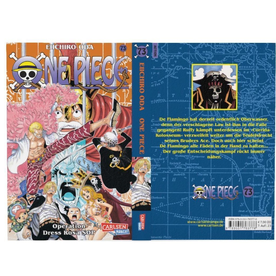 Eiichiro Oda One Piece 73. Operation Dress Rosa SOP 9783551763778 | eBay