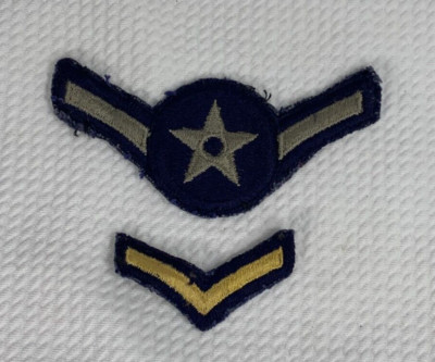 U.S. Air Force Airman & U.S. Army Private Insignia Patches – Military ...