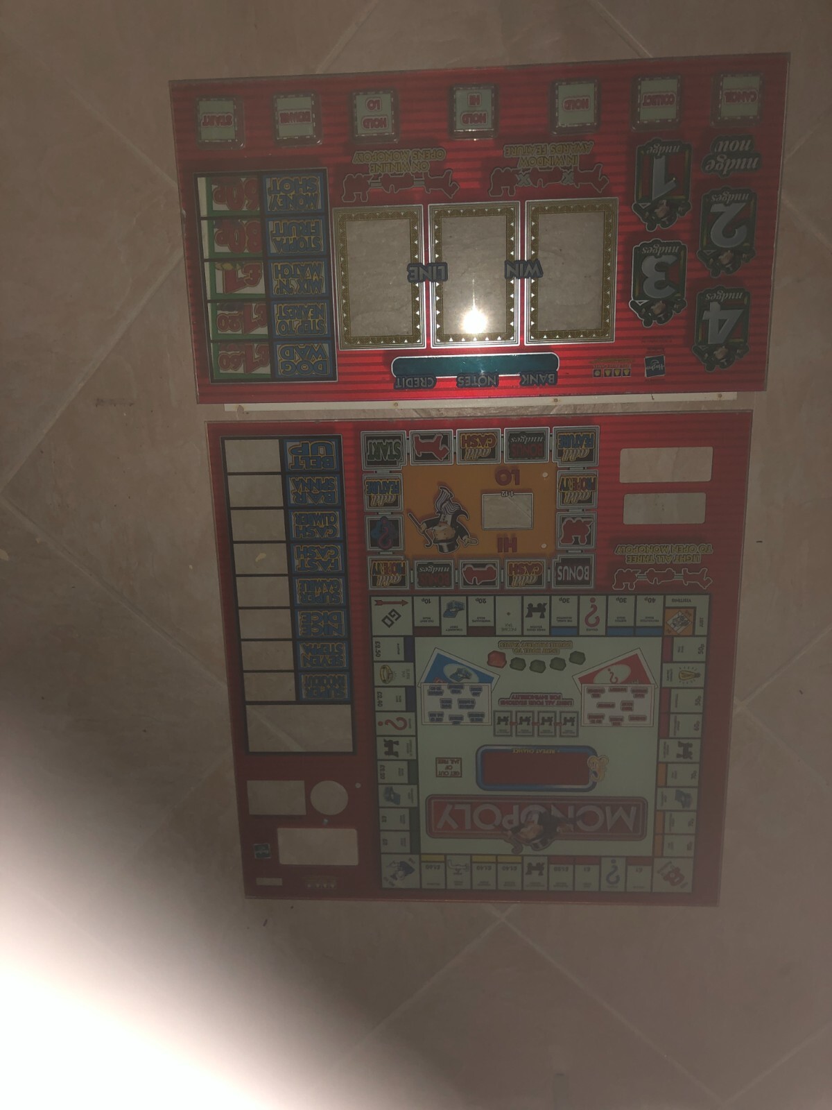 Monopoly Fruit Machine glasses - Bell fruit | eBay UK