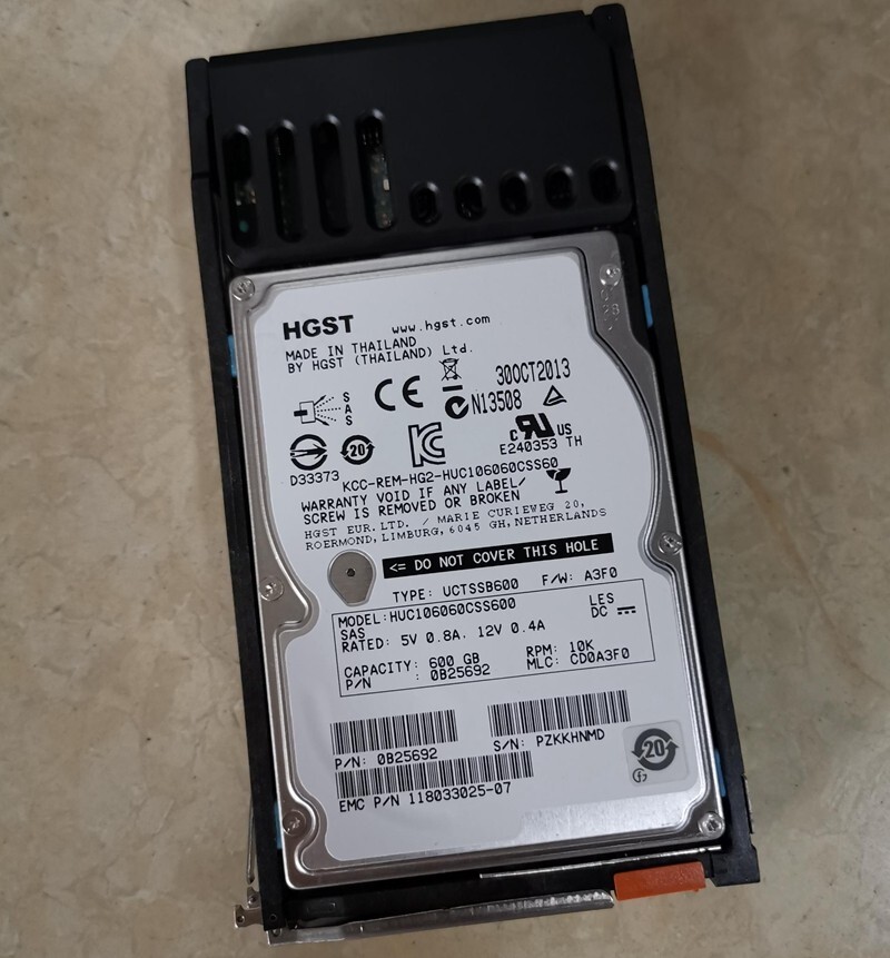 EMC 005050472 005050297 005049864 600GB 10K RPM SAS 2.5" HDD for VMAX ...