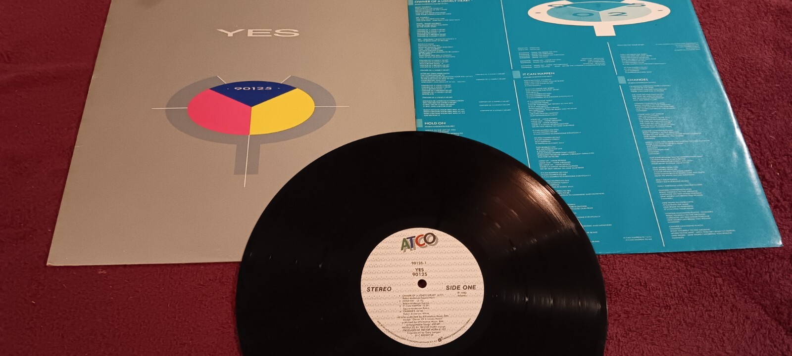 Yes, 90125, 1983, ATCO Records, 90125-1, EX | eBay