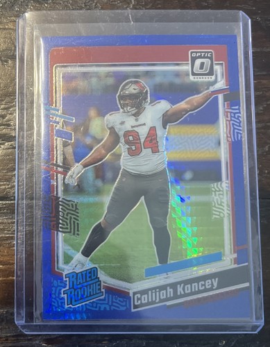 2023 Panini Donruss Optic Calijah Kancey RC Blue Hyper Tampa Bay ...