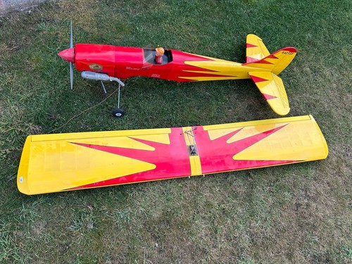 Seagull Spacewalker RC Plane 154cm Span Irvine Nitro Motor Excellent ...