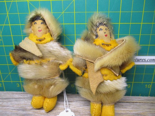 Nice pair Alaskan Eskimo dolls. Alaska. Inuit. | eBay