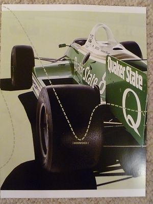 1988 Porsche Quaker State Type 2708 CART Indy Car Advertising Poster ...