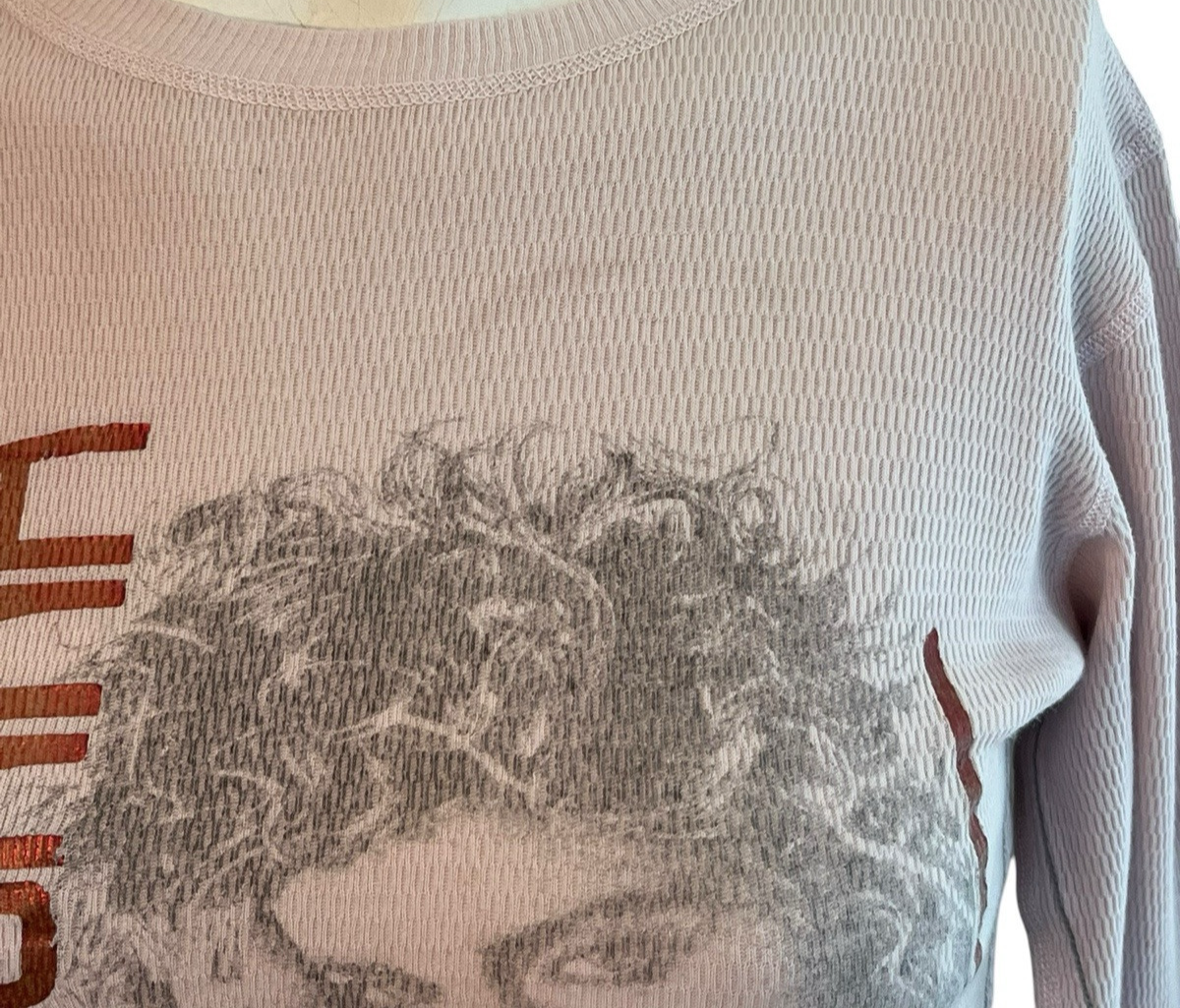 Vintage Madonna S Virgin Tour Long Sleeve Waffle Knit Shirt Trunk Ltd ...