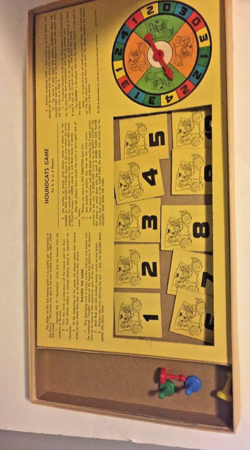 The Houndcats Board Game By Milton Bradley Toys 1973 Ebay