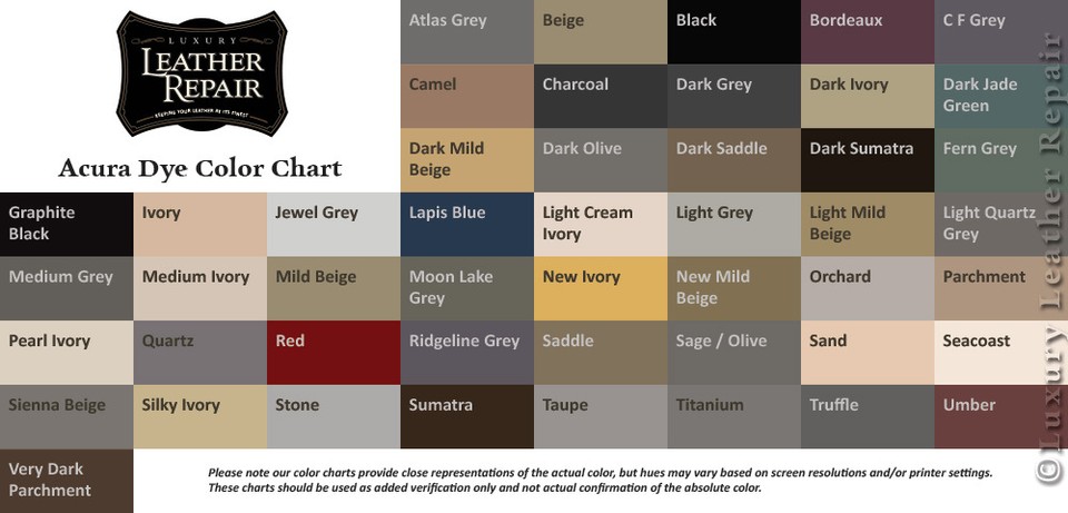 Professional Automotive Honda/Acura Leather and Vinyl Dye Kit - Updated ...