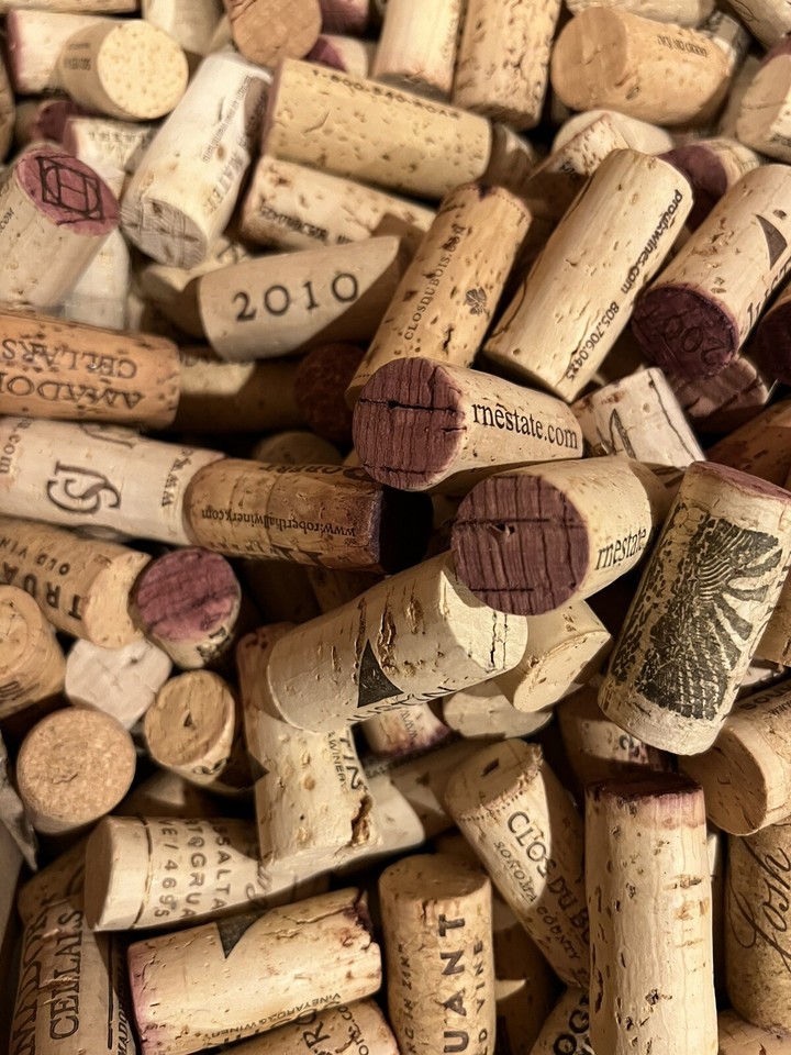 Used Wine Corks Lot of 100 All Natural Cork - No Foam & No Champagne | eBay