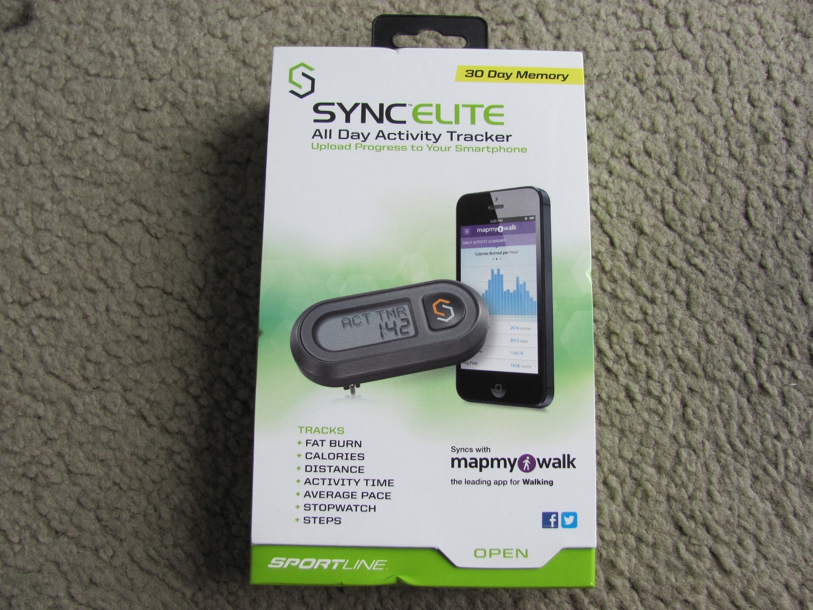 Brand New Sportline Sync Elite All Day Activity Tracker Monitor ...