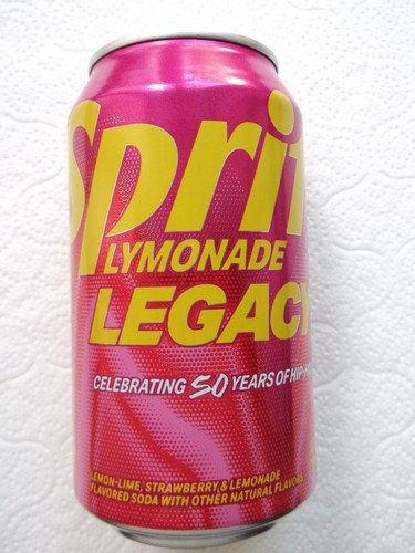 SPRITE LYMONADE LEGACY 50 YEARS HIP-HOP 2024 USA empty can 355ml top ...