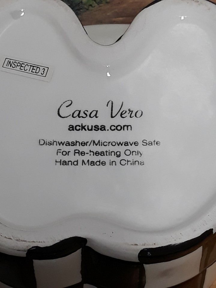 Set of Two Casa Vero Fat Chef Ceramic Canisters with Shalf by ACK | eBay