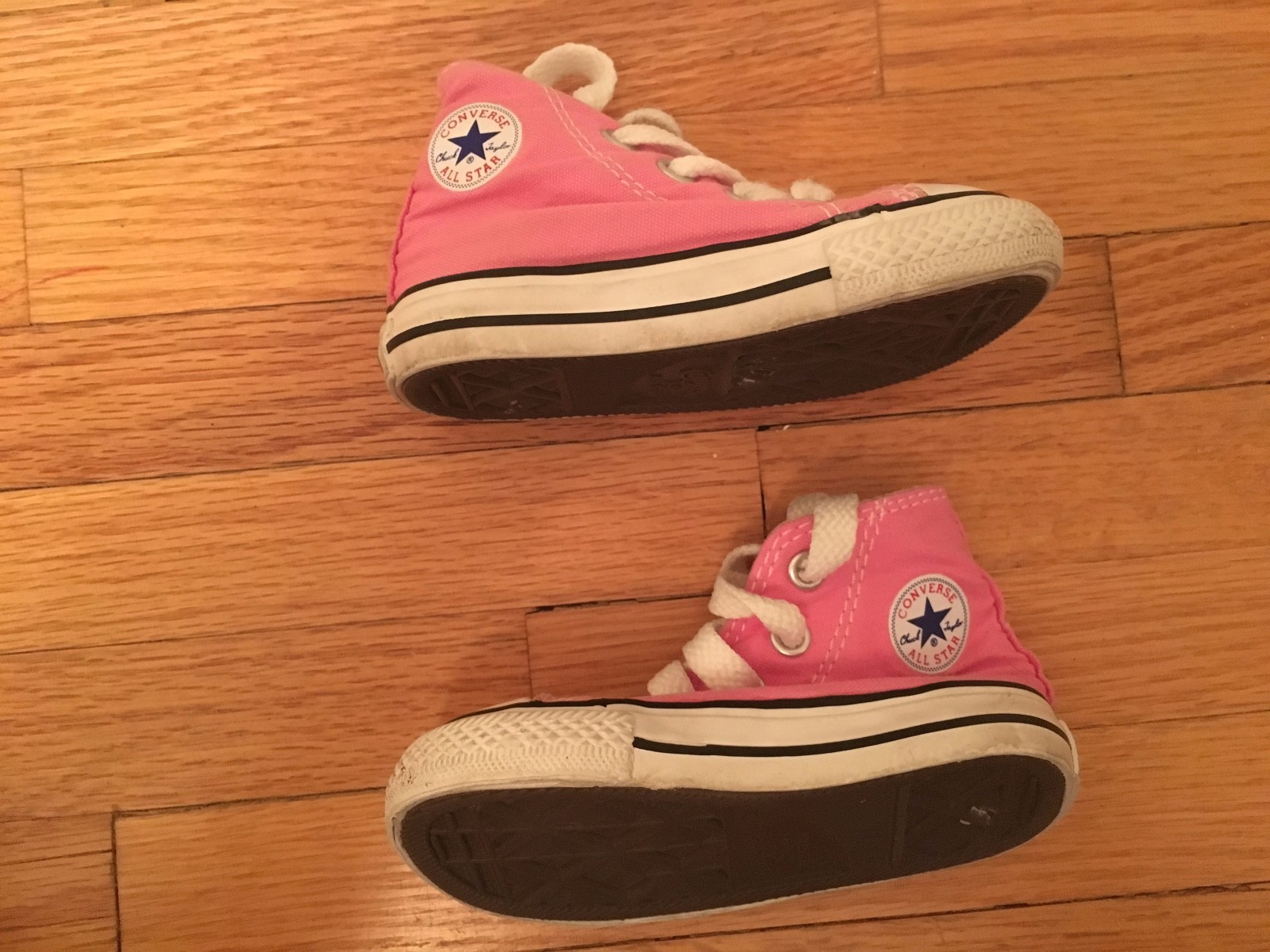 Converse All Star High Top Sneakers Pink Shoes Toddler Infant Kids Girl ...