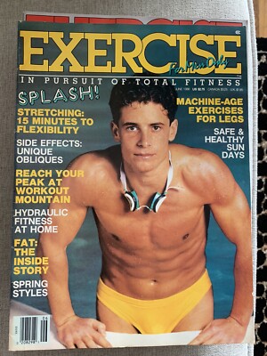 Exercise For Men Only Magazine June 1988 Howard Johnson Cover Model ...