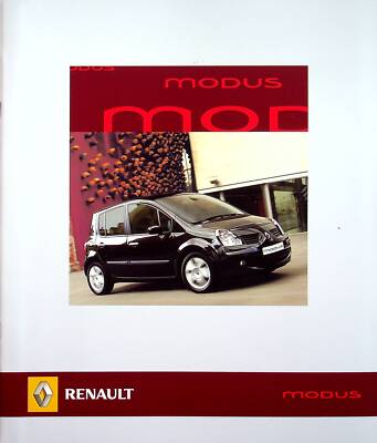 256278) Renault Modus Prospekt 08/2007 | eBay
