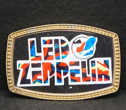 WB09137 VINTAGE 1970s **LED ZEPPELIN** (BAND) MUSIC BELT BUCKLE | eBay