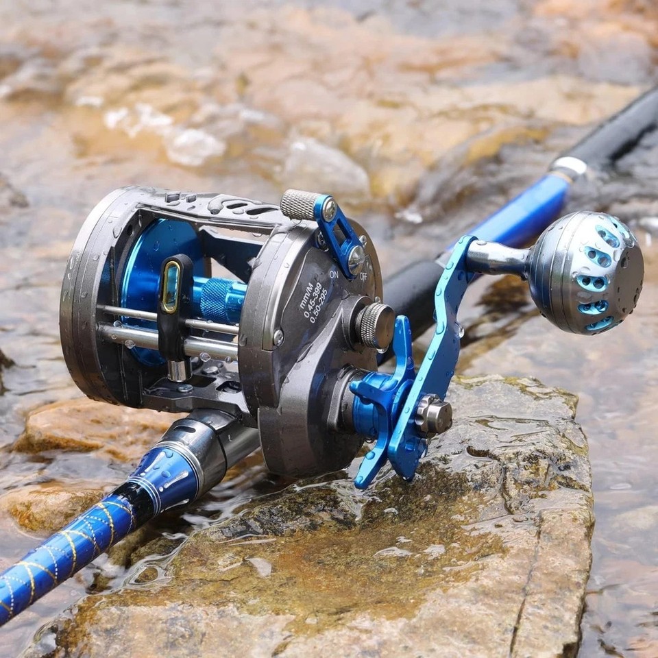 Trolling Reel Saltwater Level Wind Reels, Drag Reels Boat Fishing Ocean ...