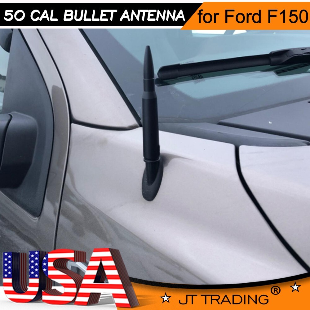 BLACK BULLET ANTENNA 50 CAL CALIBER for Ford F-150 Raptor Ranger F-250 ...