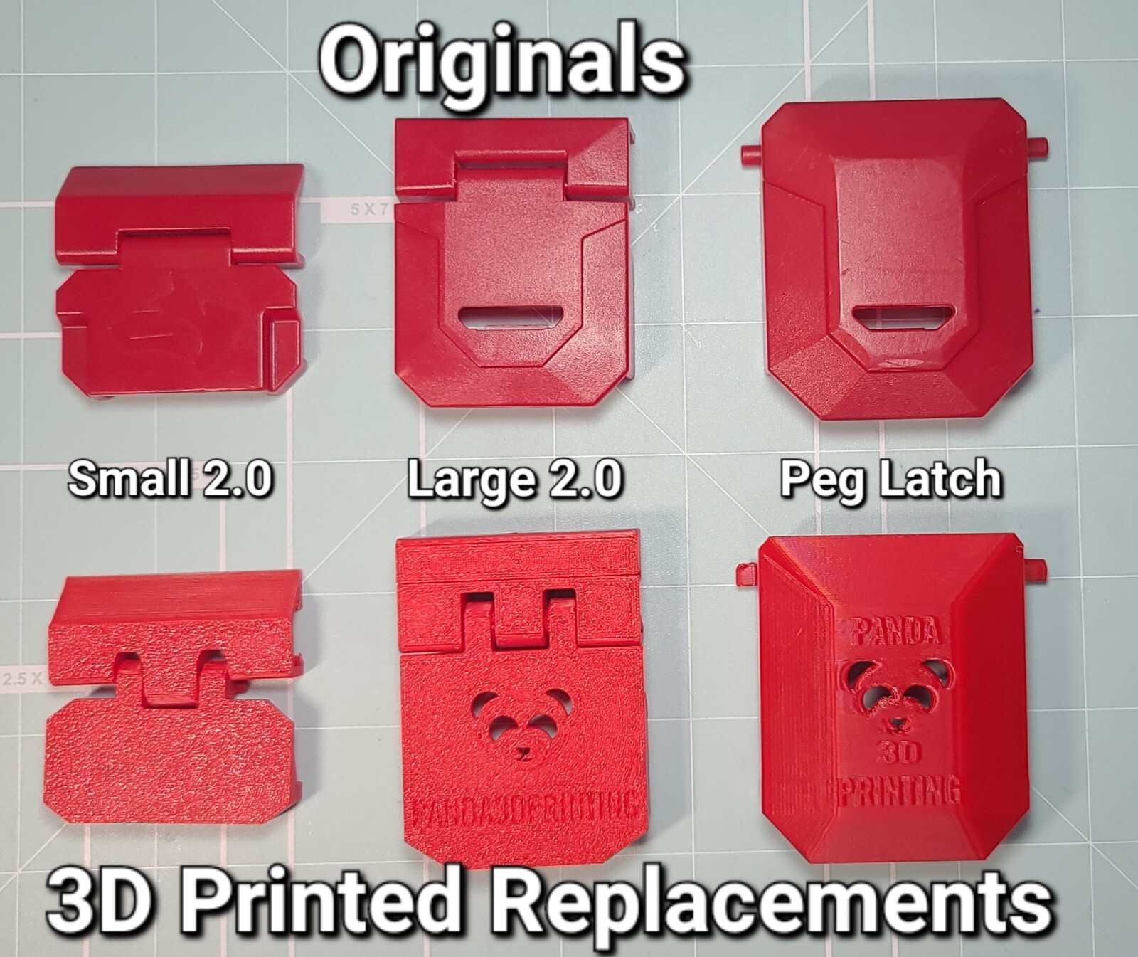 Husky Tool Box Latch_Replacement_3D printed PEG Latch- 2 inch wide size ...